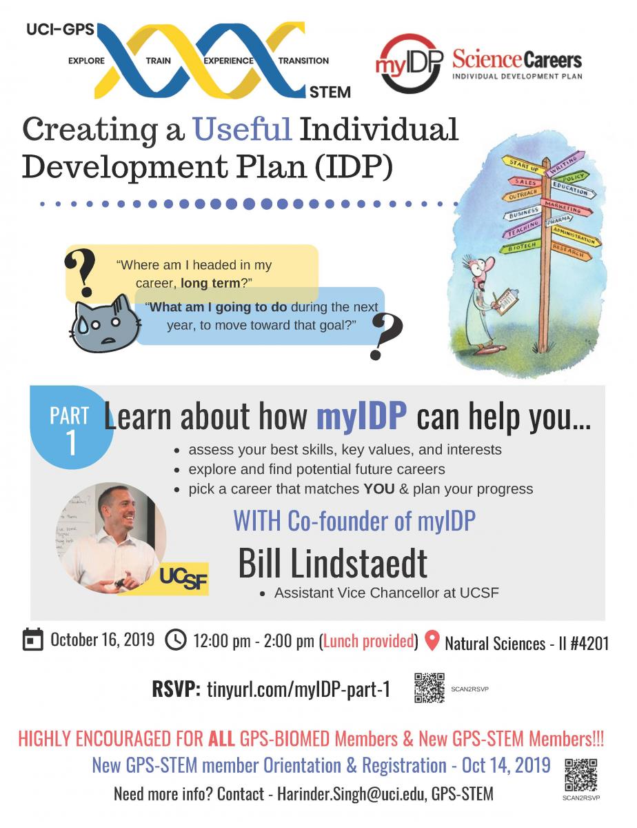 GPS-STEM my Individual Development Plan (myIDP) Workshop | UCI ...